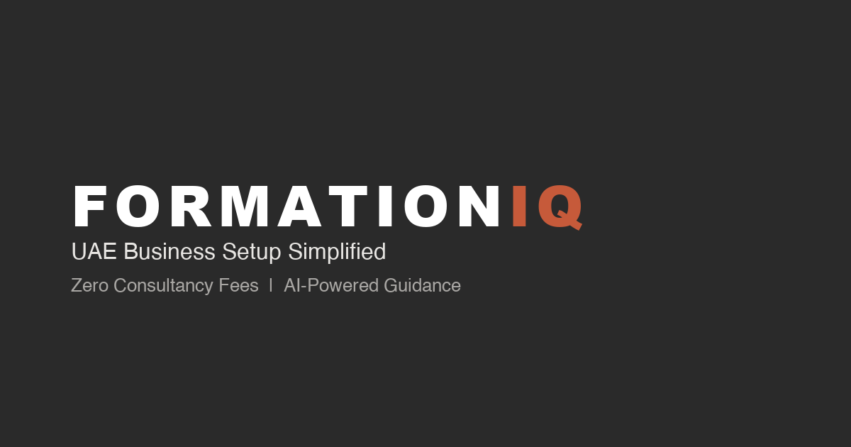 FormationIQ - UAE Setup Simplified | Zero Consultancy Fees
